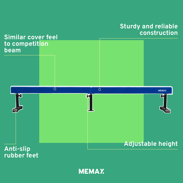 Gymnastics Balance Beam 3M - MEMAX