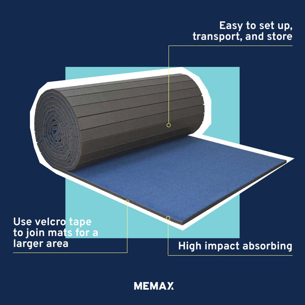 Carpet Bonded Roll Out Training Mat - MEMAX