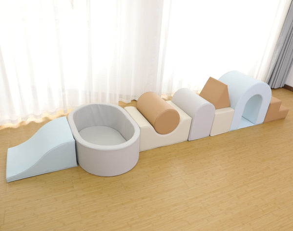 Large Building Blocks and Ball Pit - 9 Pieces - MEMAX